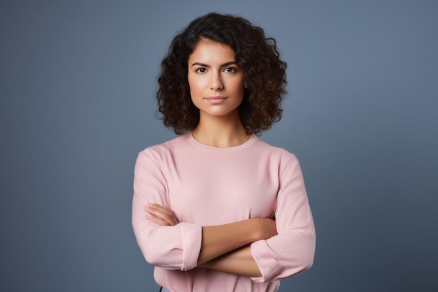 Premium Photo | Empowered young woman standing alone in a studio self ... Premium Photo | Empowered young woman standing alone in a studio self ...