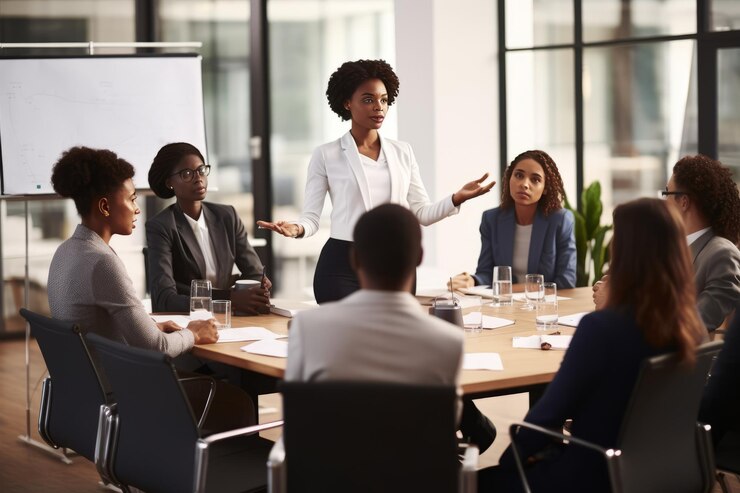 Premium Photo | Empowering African Female Leader Inspires and Guides ... Premium Photo | Empowering African Female Leader Inspires and Guides ...
