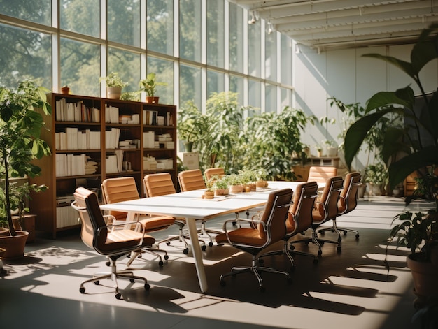 Premium AI Image | empty beautiful office Generative AI Premium AI Image | empty beautiful office Generative AI