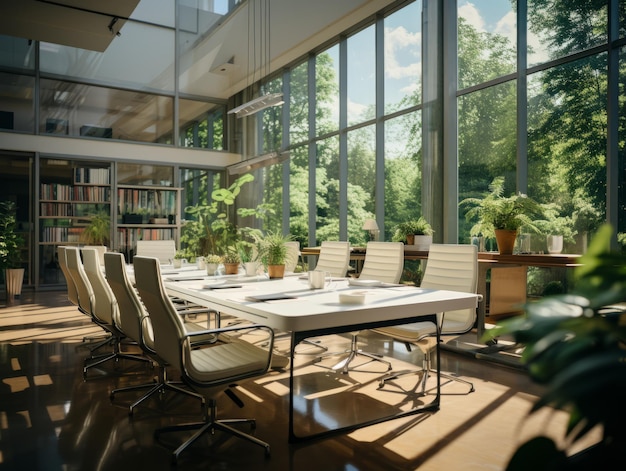 Premium AI Image | empty beautiful office Generative AI Premium AI Image | empty beautiful office Generative AI