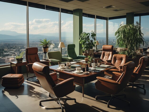 Premium AI Image | empty beautiful office Generative AI Premium AI Image | empty beautiful office Generative AI