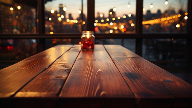 Premium AI Image | empty wooden table Premium AI Image | empty wooden table