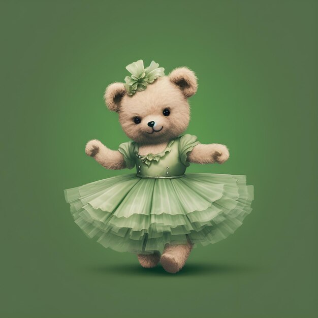 Premium Photo | Enchanting bear ballerina scene Premium Photo | Enchanting bear ballerina scene