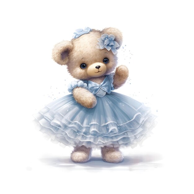 Premium AI Image | Enchanting bear ballerina scene Premium AI Image | Enchanting bear ballerina scene