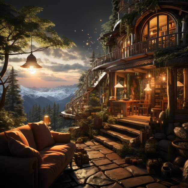 Premium Photo | The Enchanting Hideaway Elytra Cozy Home Secluded and ... Premium Photo | The Enchanting Hideaway Elytra Cozy Home Secluded and ...