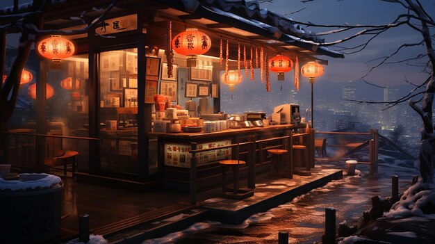 Premium AI Image | Enchanting Scene Unfolds Premium AI Image | Enchanting Scene Unfolds