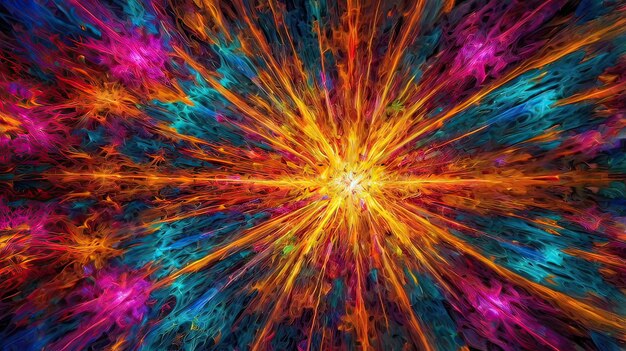 Premium Photo | Energetic Abstract Burst of Neon Colors Premium Photo | Energetic Abstract Burst of Neon Colors