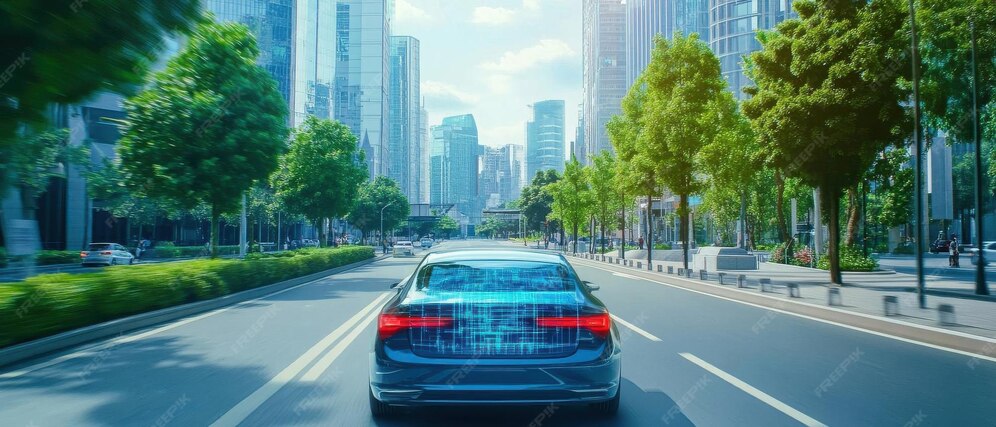 Engineers developing a selfdriving vehicle system finetuning its ...