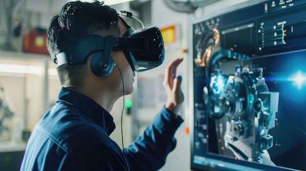 Premium Photo | Engineers using virtual reality simulations to design ... Premium Photo | Engineers using virtual reality simulations to design ...