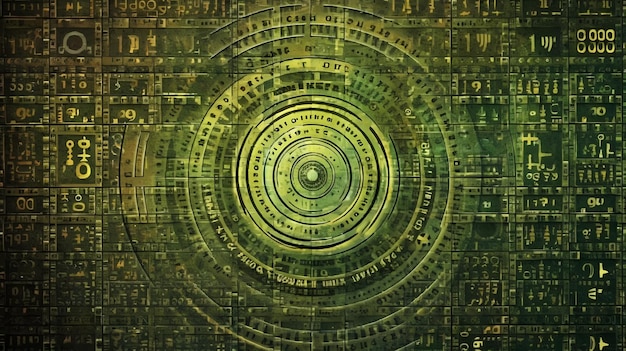 Premium AI Image | The enigma of cryptology background Premium AI Image | The enigma of cryptology background