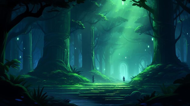 Premium Photo | Enigmatic Green Portal Premium Photo | Enigmatic Green Portal