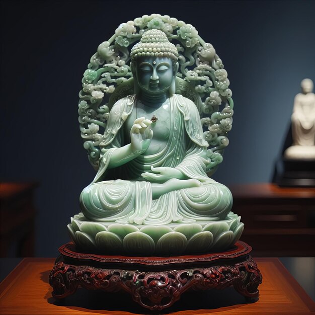 Enlightened Buddha Statue | Premium AI-generated image Enlightened Buddha Statue | Premium AI-generated image
