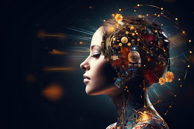 Premium AI Image | Enthralling Visual Depiction of Biohacking Generative AI Premium AI Image | Enthralling Visual Depiction of Biohacking Generative AI