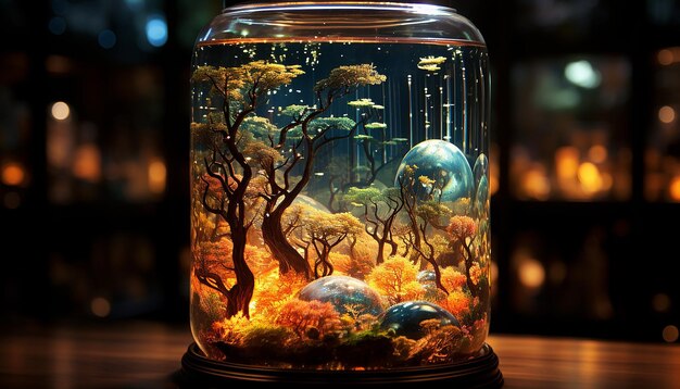 Premium Photo | The entire universe contained inside a glass jar super ... Premium Photo | The entire universe contained inside a glass jar super ...