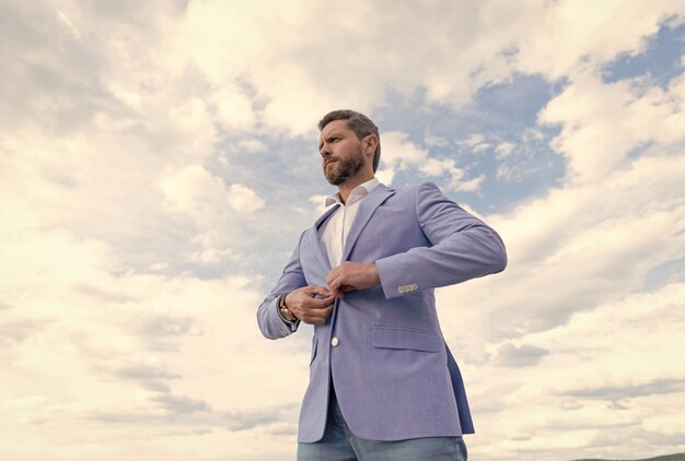 Premium Photo Entrepreneur Or Manager Male Formal Fashion