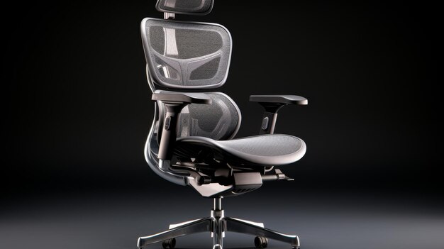 Premium Photo | Ergonomic Chair Enhancing Lumbar Comfort Premium Photo | Ergonomic Chair Enhancing Lumbar Comfort