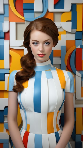 Premium AI Image | Erik Madigan Heck Piet Mondrian Style Photography Premium AI Image | Erik Madigan Heck Piet Mondrian Style Photography