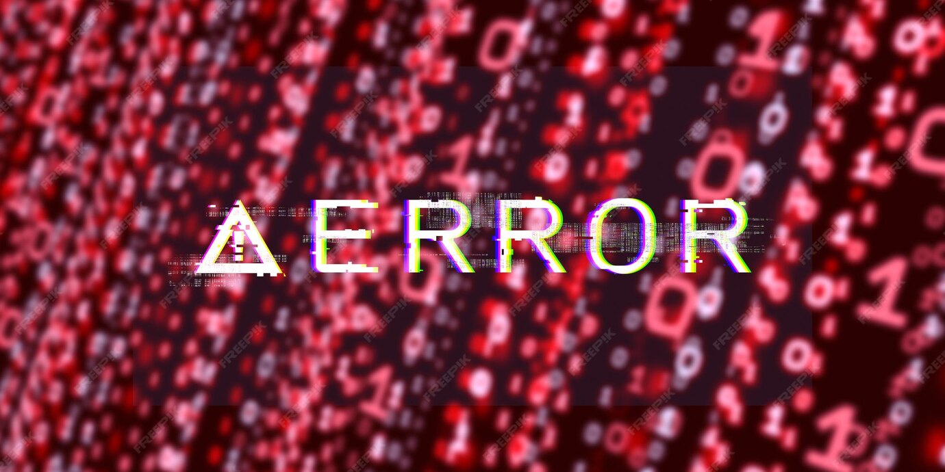 Premium Photo Error Binary Code Computer Virus Binary Data Computer Hacking Digital Binary