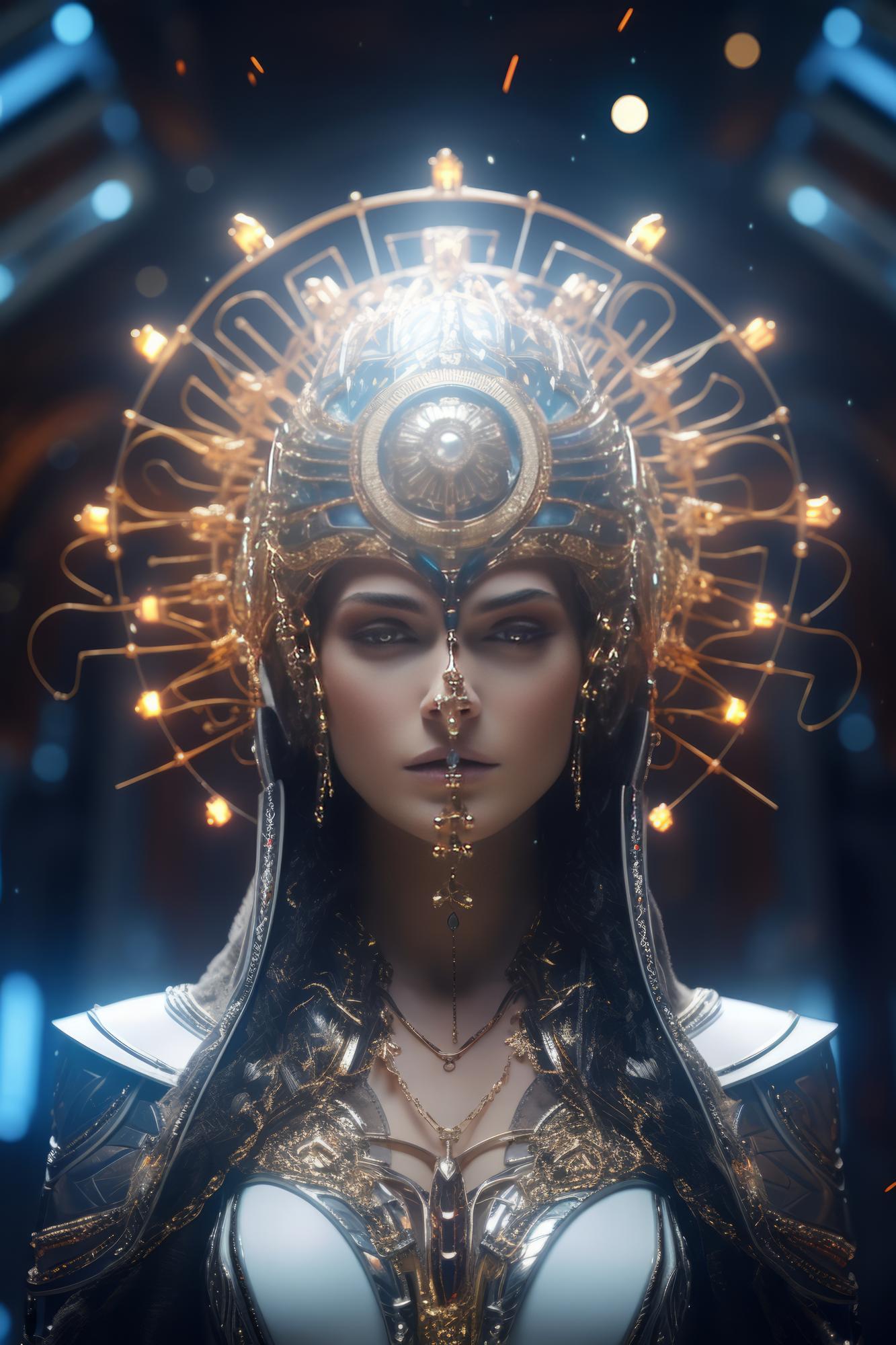 Premium Photo The Eternal Resurgence Byzantine Empress Irene Of Athens Descends Upon Earth
