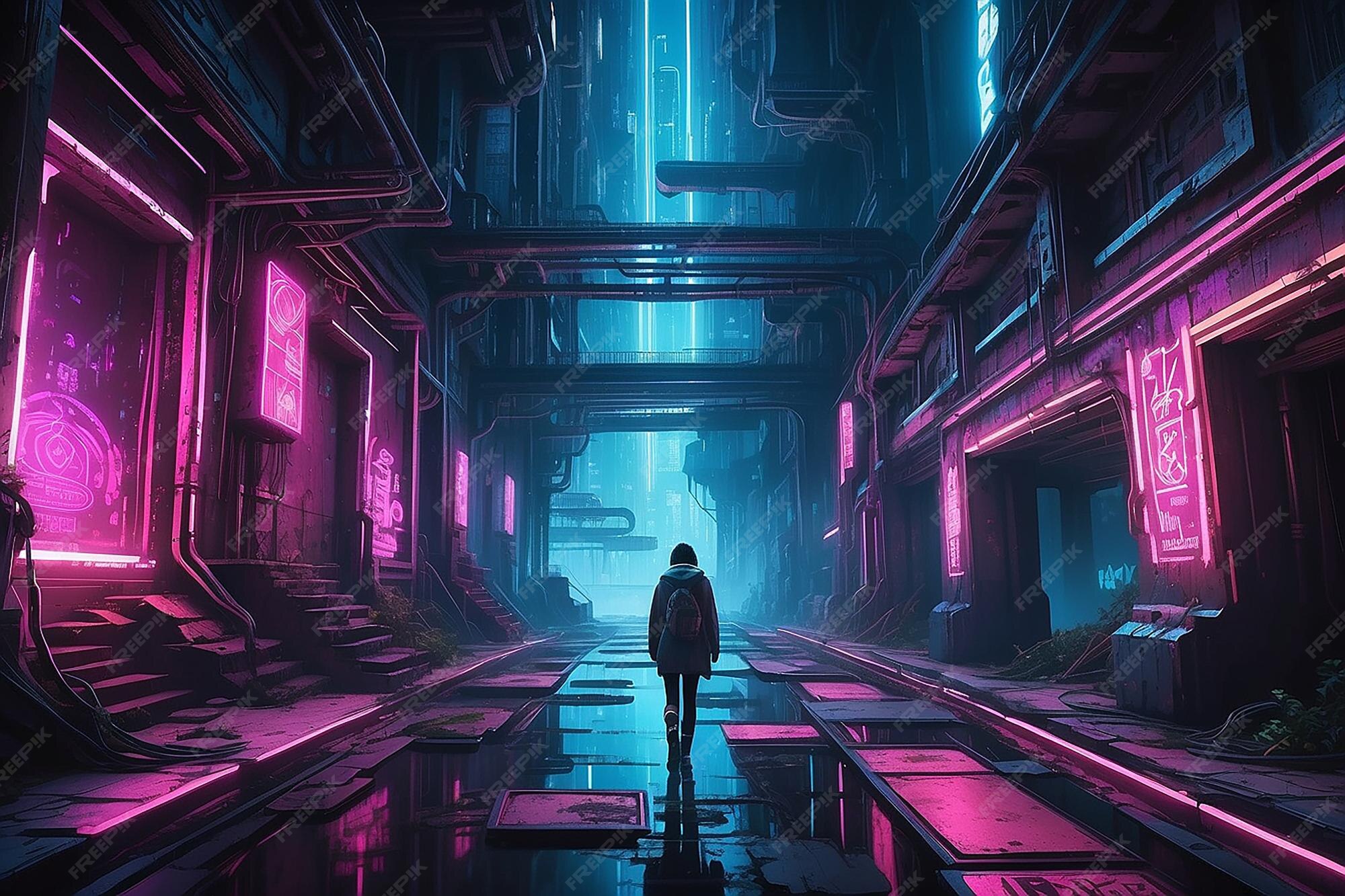 Premium Photo | Ethereal Cyberpunk Labyrinth Grunge Background with ... Premium Photo | Ethereal Cyberpunk Labyrinth Grunge Background with ...