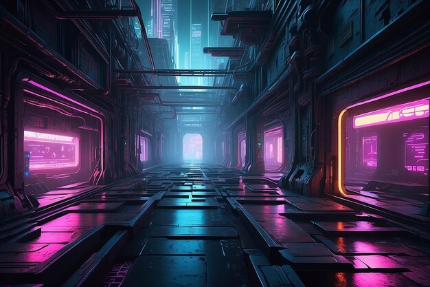 Premium Photo | Ethereal Cyberpunk Labyrinth Grunge Background with ... Premium Photo | Ethereal Cyberpunk Labyrinth Grunge Background with ...