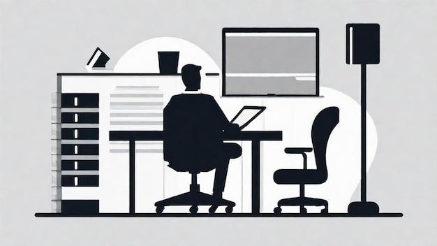 Premium AI Image | Evolving Workplace Dynamics Premium AI Image | Evolving Workplace Dynamics