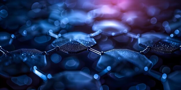 Examining The Hexagonal Pattern In Graphene Lattice Structure For