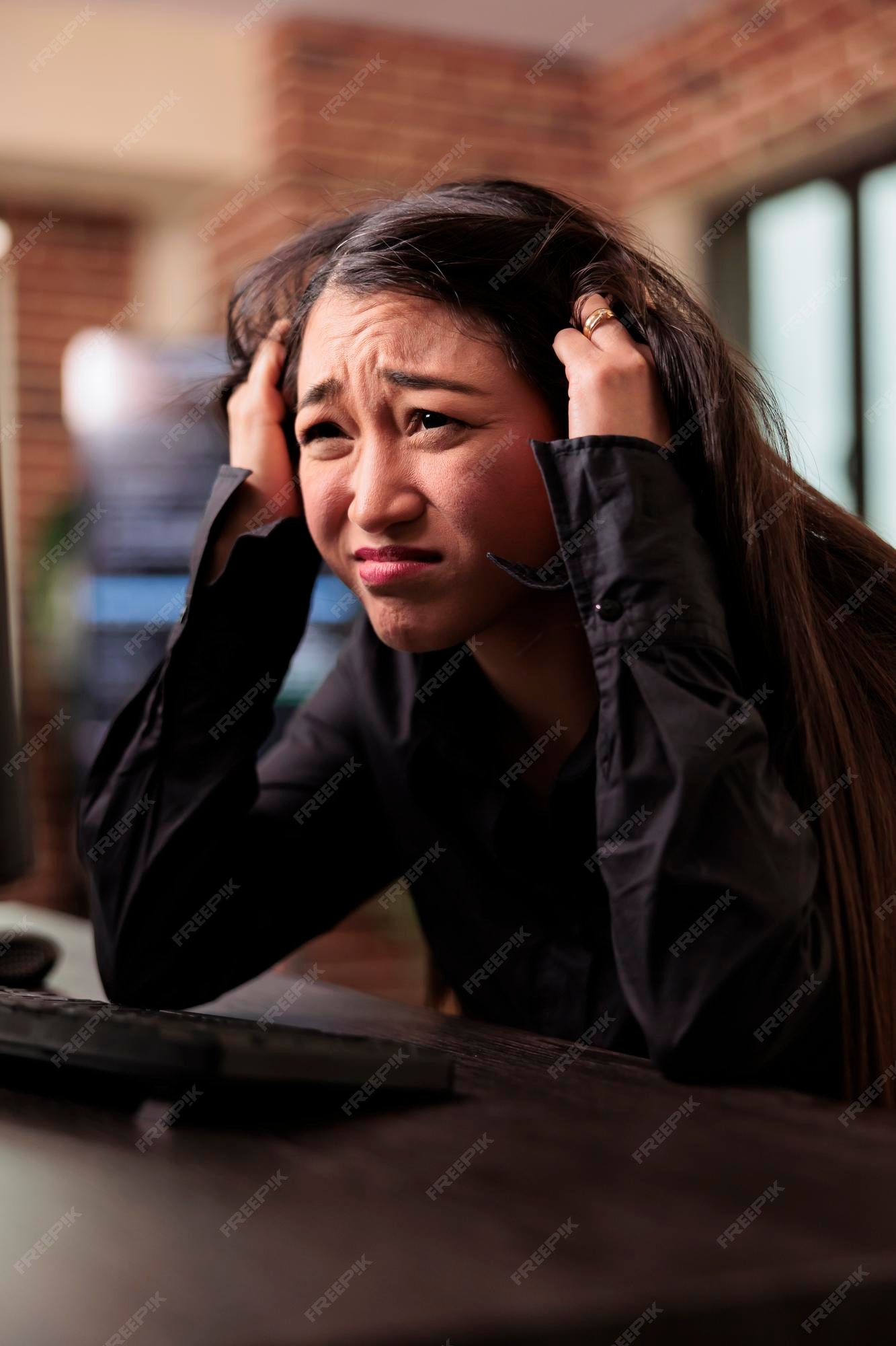 Premium Photo | Exhausted programmer was struggling to keep up with the demands of the software ...