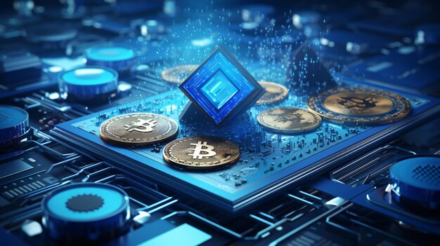 Premium AI Image | Expansion and raise of cryptocurrency integrating ... Premium AI Image | Expansion and raise of cryptocurrency integrating ...