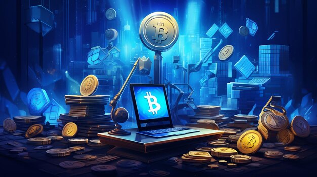 Premium AI Image | Expansion and raise of cryptocurrency integrating ... Premium AI Image | Expansion and raise of cryptocurrency integrating ...