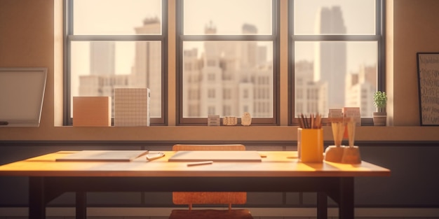 Premium AI Image | Experience the tranquility of a vacant sunlit ... Premium AI Image | Experience the tranquility of a vacant sunlit ...