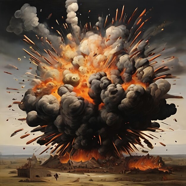 Premium Photo | An exploding explosion of an explosion AI Premium Photo | An exploding explosion of an explosion AI