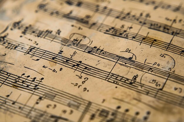 Premium Photo | Explore the history and evolution of musical notat ... Premium Photo | Explore the history and evolution of musical notat ...