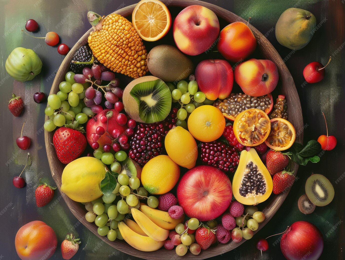 Exploring the Array of Food and Fruits in 43 Aspect Ratio | Premium AI ... Exploring the Array of Food and Fruits in 43 Aspect Ratio | Premium AI ...