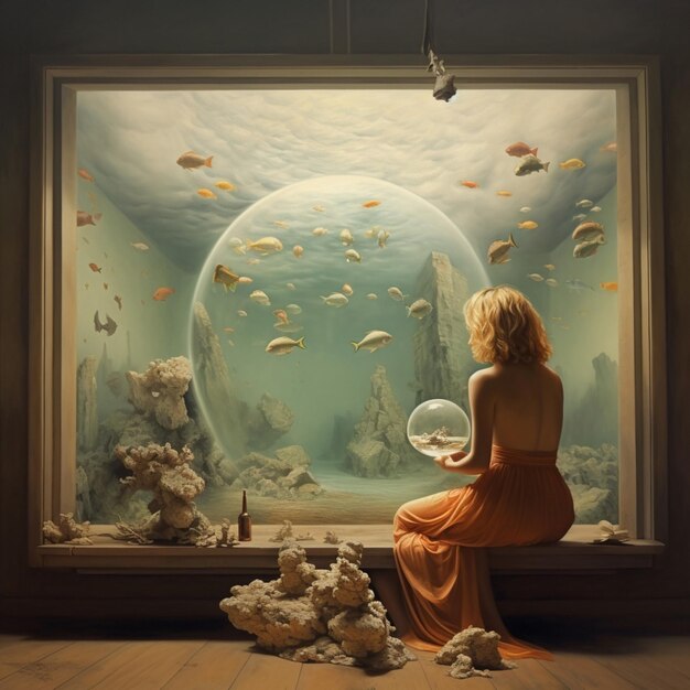 Premium AI Image | Exploring the boundaries between reality and imagination Premium AI Image | Exploring the boundaries between reality and imagination