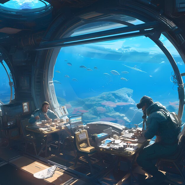Premium Photo | Exploring the Deep Submarine Adventure Premium Photo | Exploring the Deep Submarine Adventure