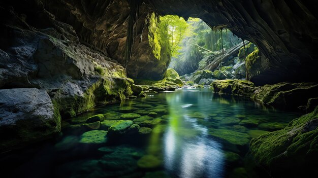 Premium Photo | Exploring the Depths of Natural Caves Premium Photo | Exploring the Depths of Natural Caves