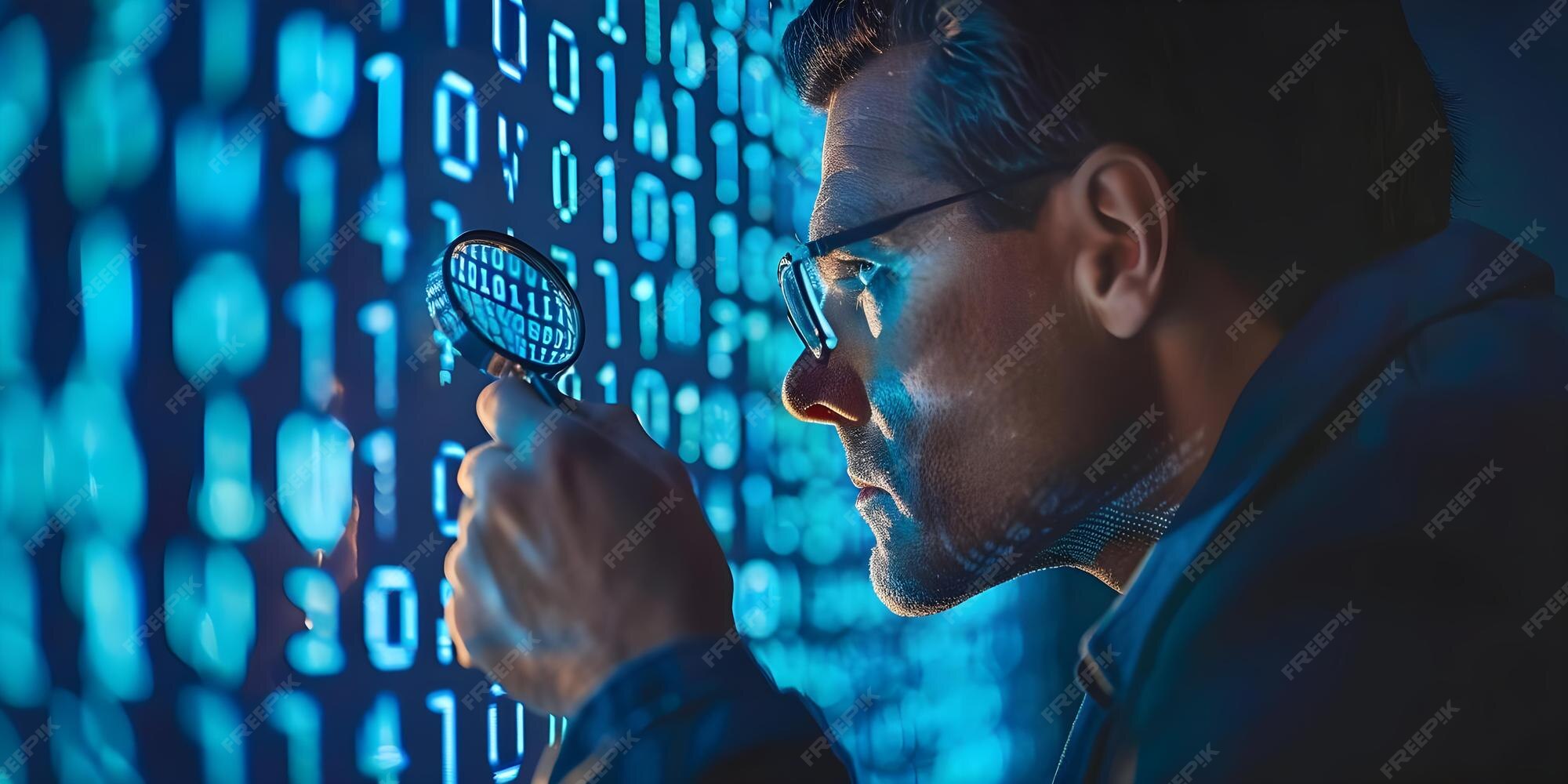 Premium Photo | Exploring digital data through binary code for ... Premium Photo | Exploring digital data through binary code for ...