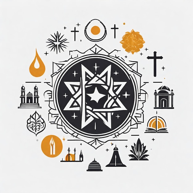 Premium AI Image | Exploring Diverse Religions Premium AI Image | Exploring Diverse Religions