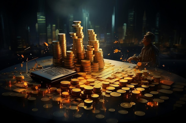 Premium AI Image | Exploring Finance Concepts Generative AI Premium AI Image | Exploring Finance Concepts Generative AI