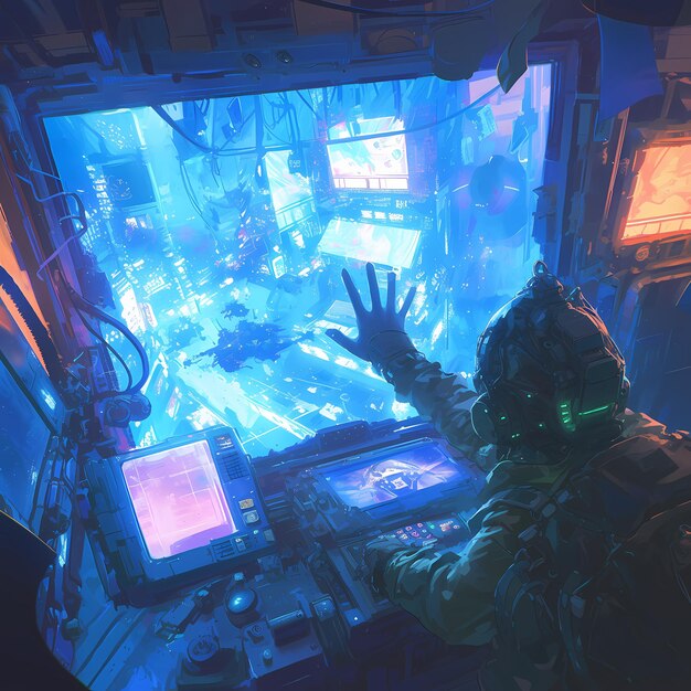 Premium Photo | Exploring the Future Virtual Reality Experience Premium Photo | Exploring the Future Virtual Reality Experience