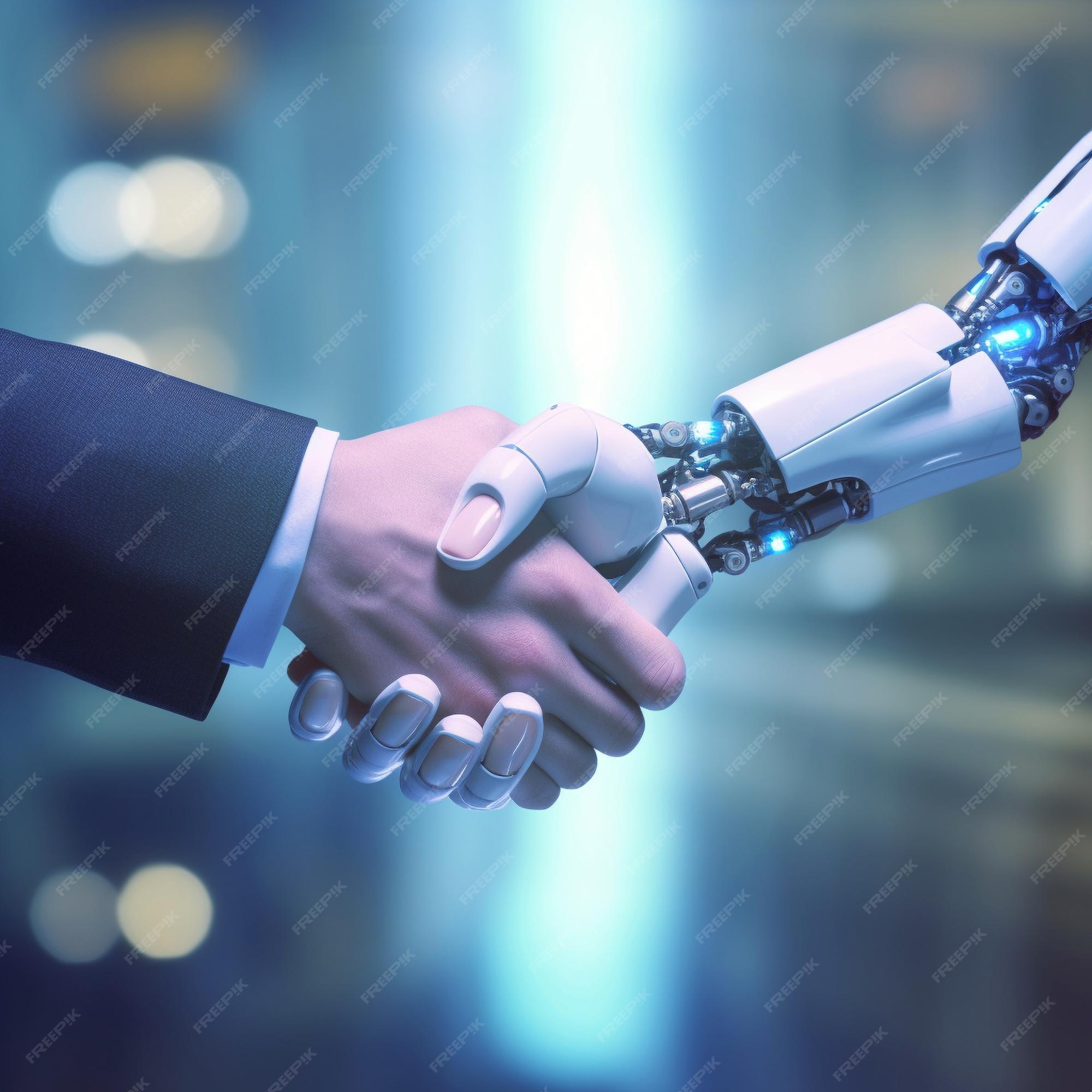 Premium AI Image | Exploring HumanMachine Collaboration Robotic ... Premium AI Image | Exploring HumanMachine Collaboration Robotic ...