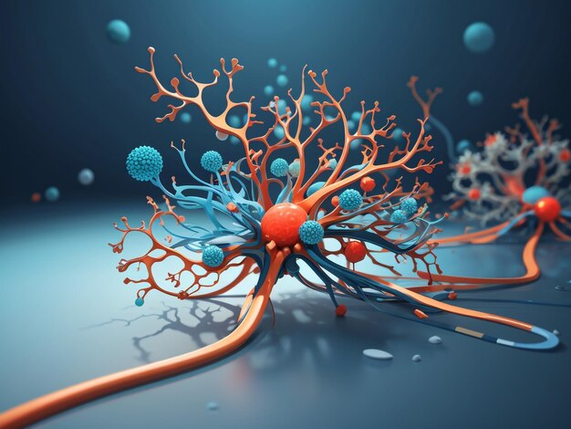 Premium AI Image | Exploring the Intricacies of Neurons Stunning 3D ... Premium AI Image | Exploring the Intricacies of Neurons Stunning 3D ...