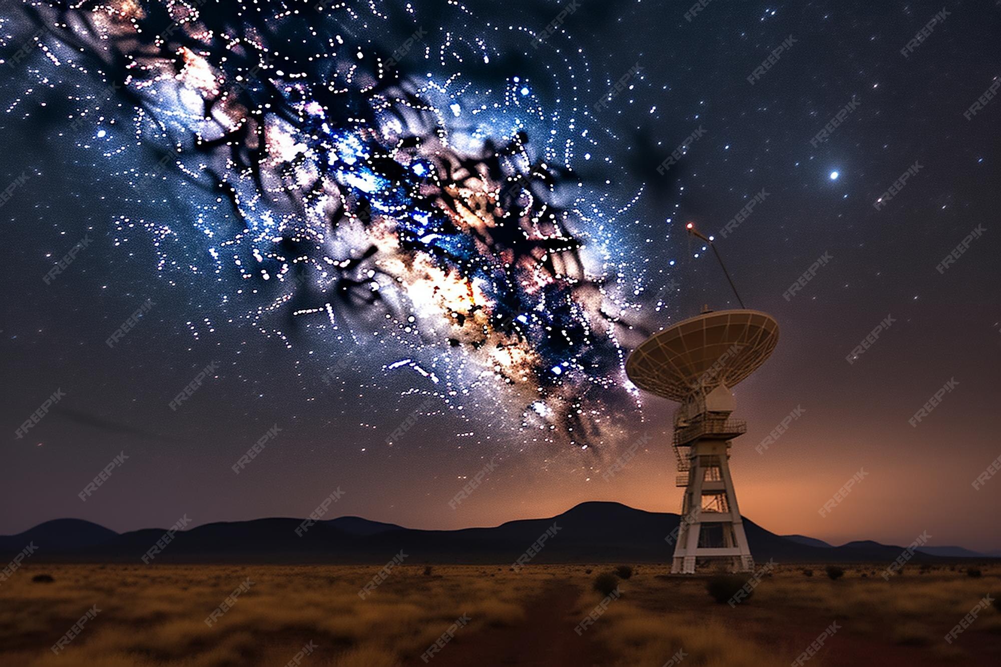 Premium AI Image | Exploring the Mysteries of the Celestial Horizon Premium AI Image | Exploring the Mysteries of the Celestial Horizon