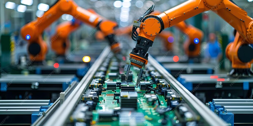 Exploring the Programming of Robot Arms in an Electronics Factory ...