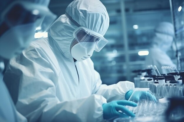 Premium Ai Image Exploring Scientific Frontiers Researchers In A