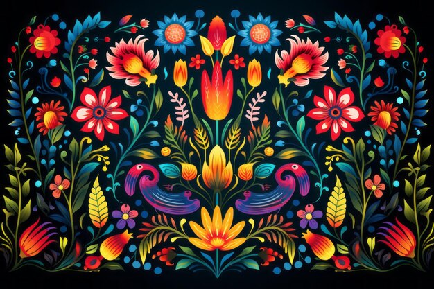 Premium AI Image | Exploring the Vibrant Intersection of Mexican Art ... Premium AI Image | Exploring the Vibrant Intersection of Mexican Art ...