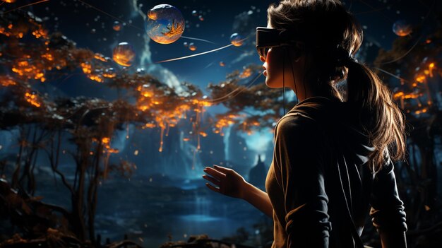 Exploring Virtual Worlds with Augmented Reality | Premium AI-generated ... Exploring Virtual Worlds with Augmented Reality | Premium AI-generated ...