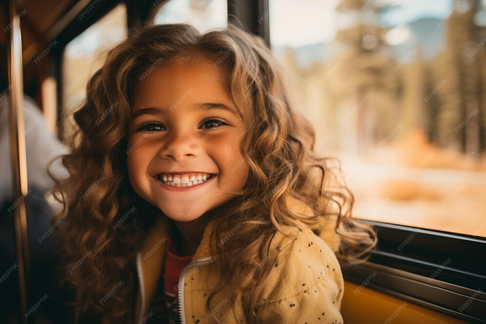 Premium Ai Image Exploring The World By Train Through Innocent Eyes