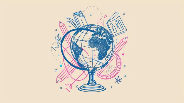 Exploring the World A Whimsical Globe Adventure | Premium AI-generated ... Exploring the World A Whimsical Globe Adventure | Premium AI-generated ...